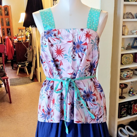 Tops | Vintage Summer Top Homemade Split Side Tie Back | Poshmark